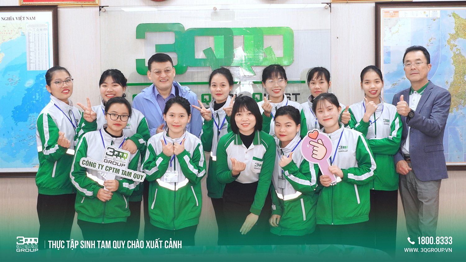 Chúc mừng 10 bạn nữ Thực tập sinh Tam Quy xuất cảnh tháng 03/2024